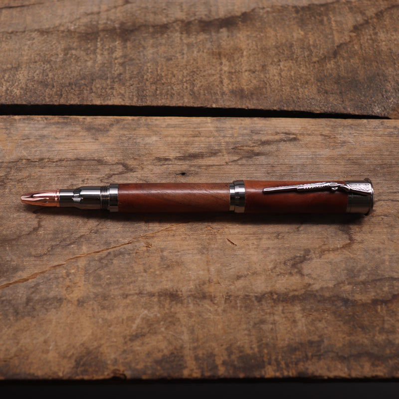 Gun Metal Shotgun Walnut – Impact Pens